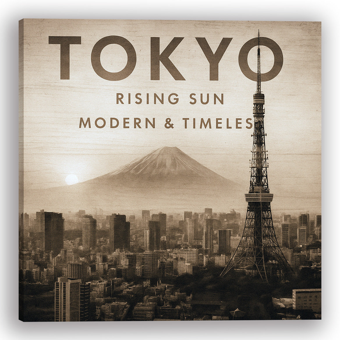 Ophelia & Co. "Tokyo – Rising Sun" Canvas Wall Art | Wayfair